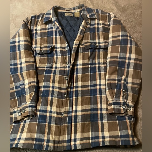 St. John's Bay | Jackets & Coats | Vintage St Johns Bay Quilted Flannel ...